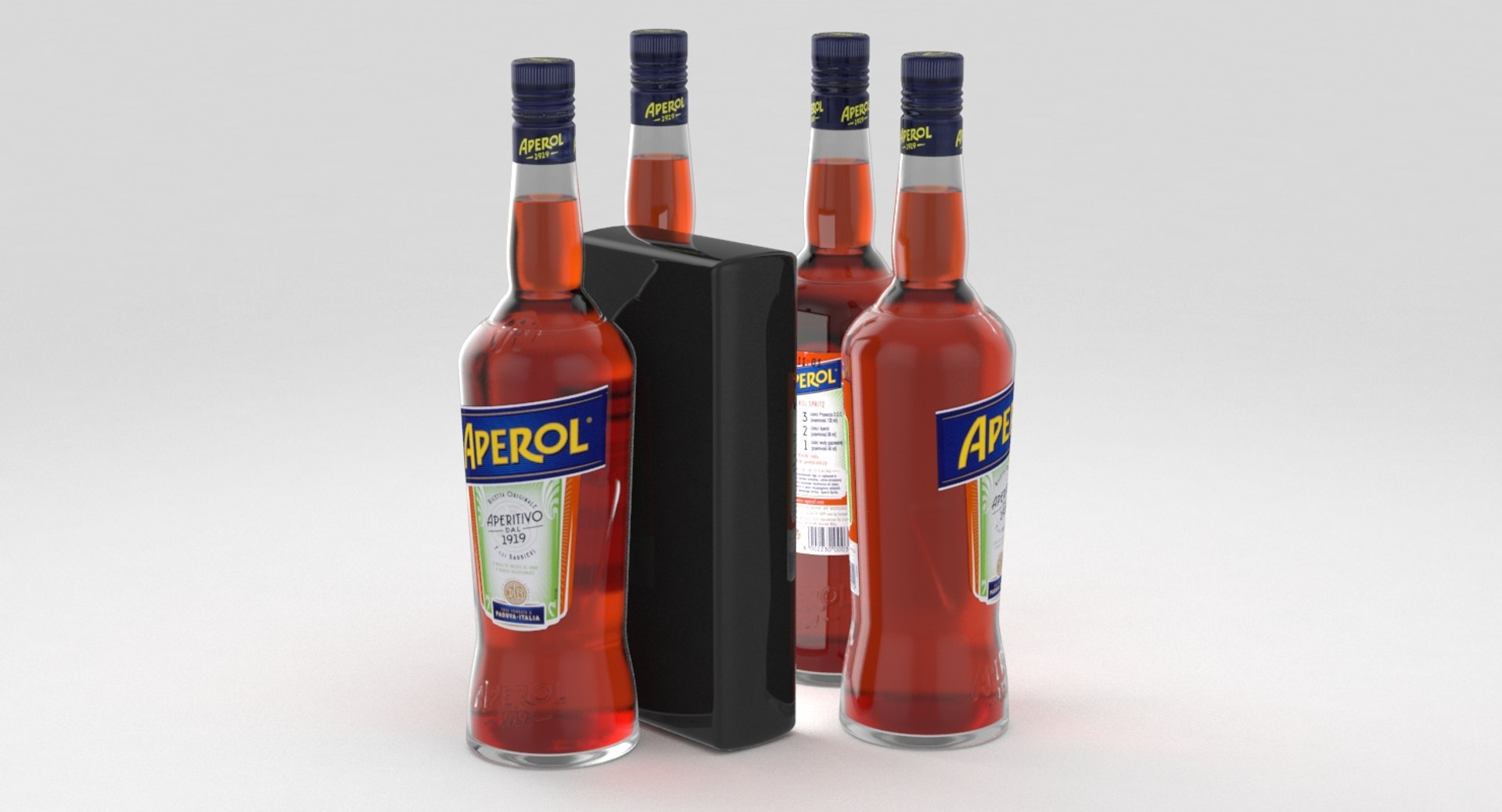Aperol Alcohol Bottle 3D Model - TurboSquid 1228493