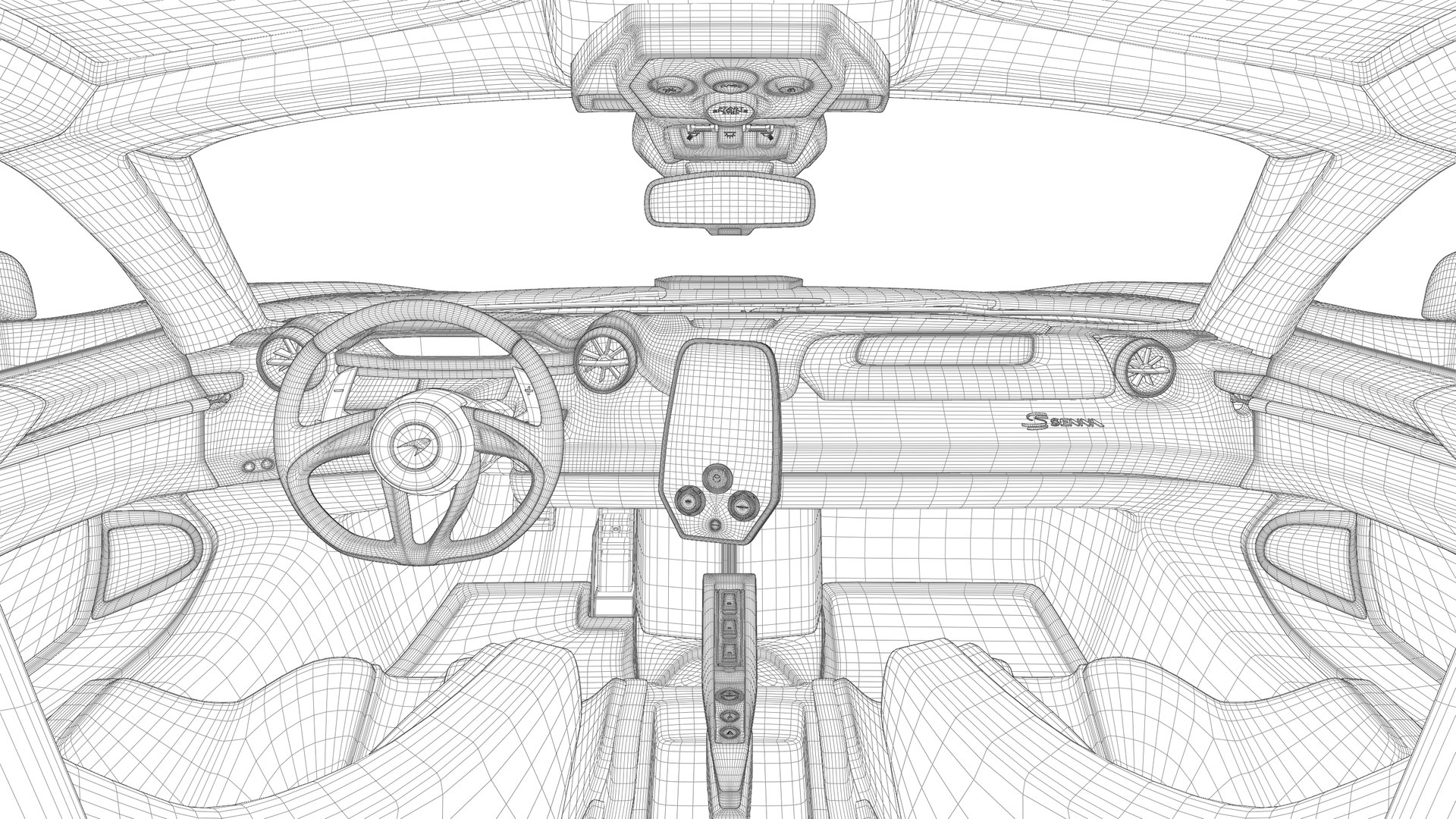 2019McLaren Senna Model - TurboSquid 1843478