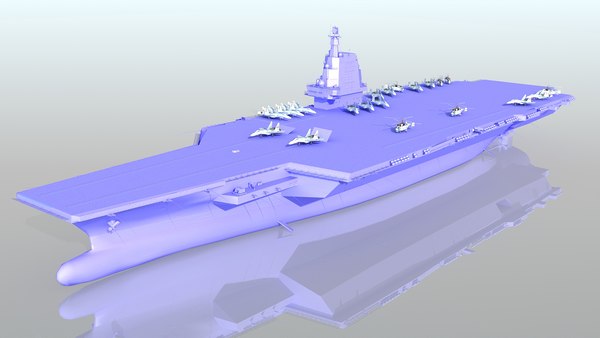 Chinese aircraft carrier CV 18 Fujian Type 0033Dモデル - TurboSquid 1968923