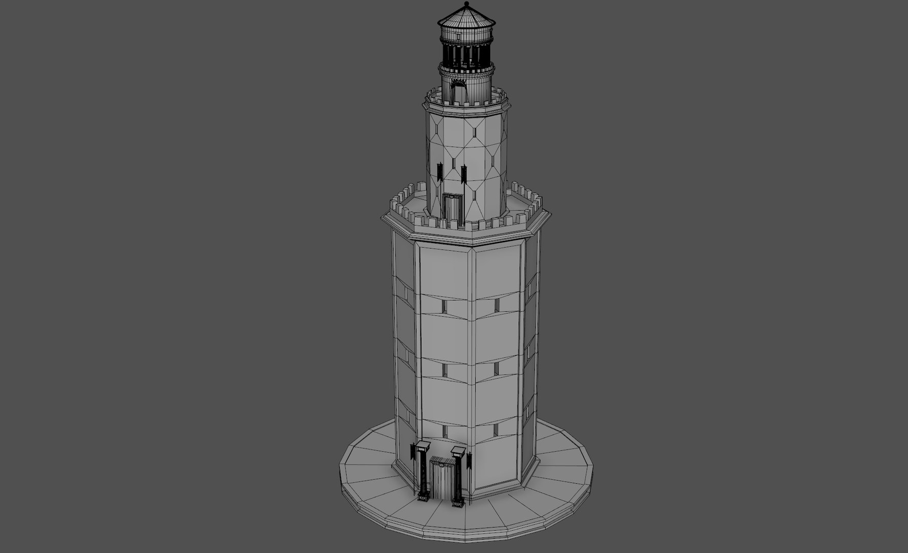 Ancient Lighthouse 3D Model - TurboSquid 2331537