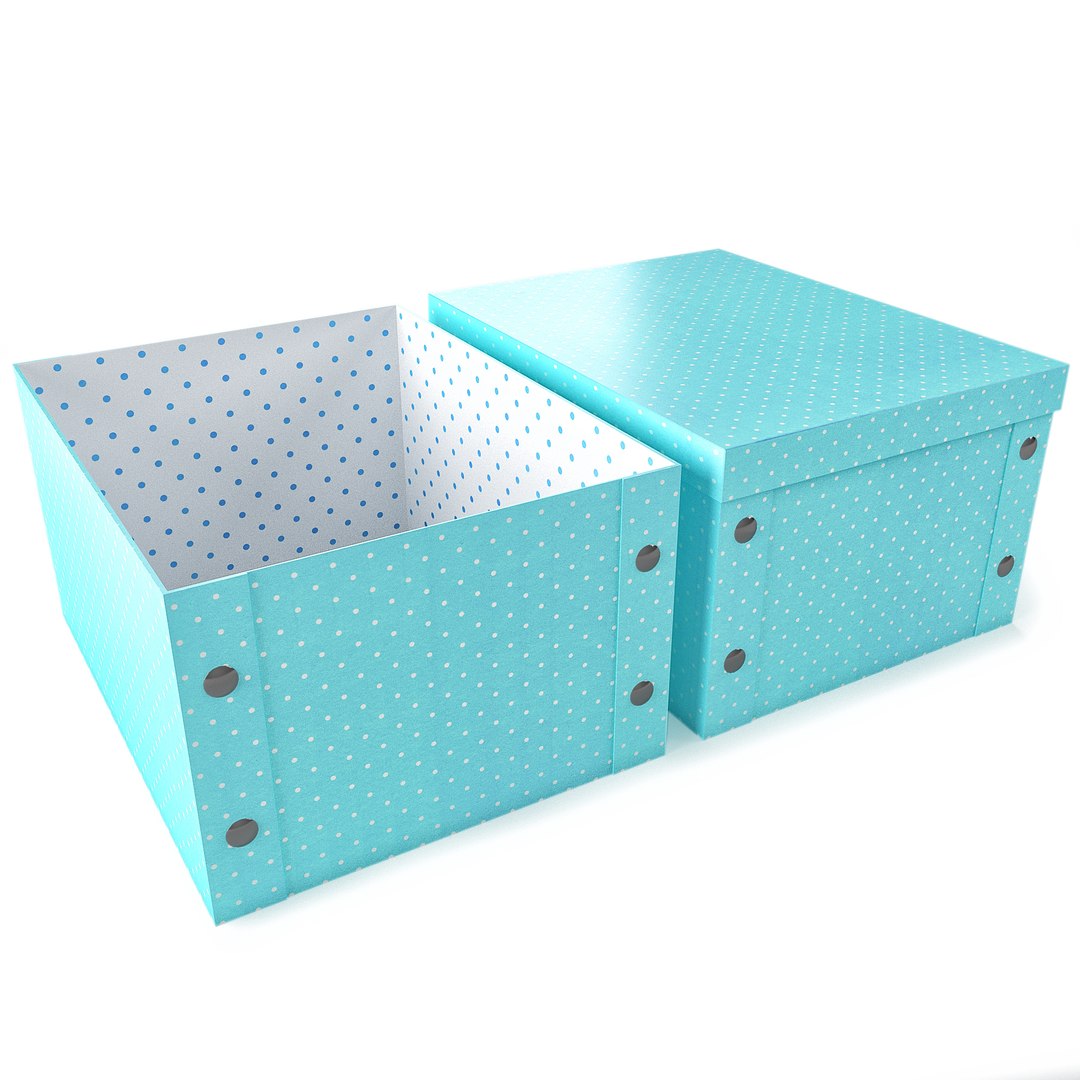 3D Box for paper model - TurboSquid 1786319