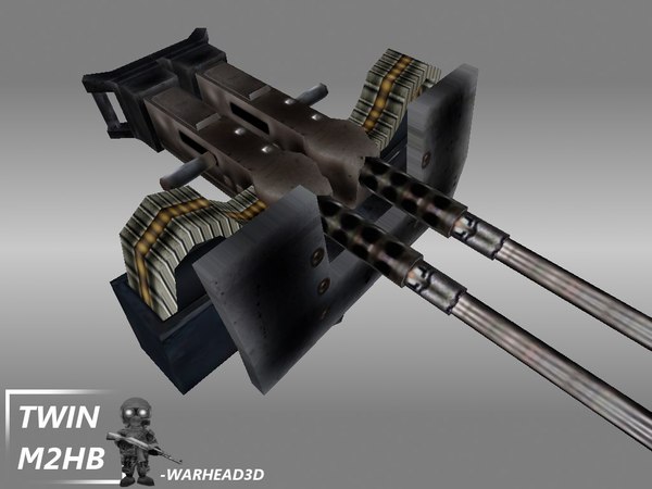 트윈 M2HB (1) 3D 모델 - TurboSquid 573465