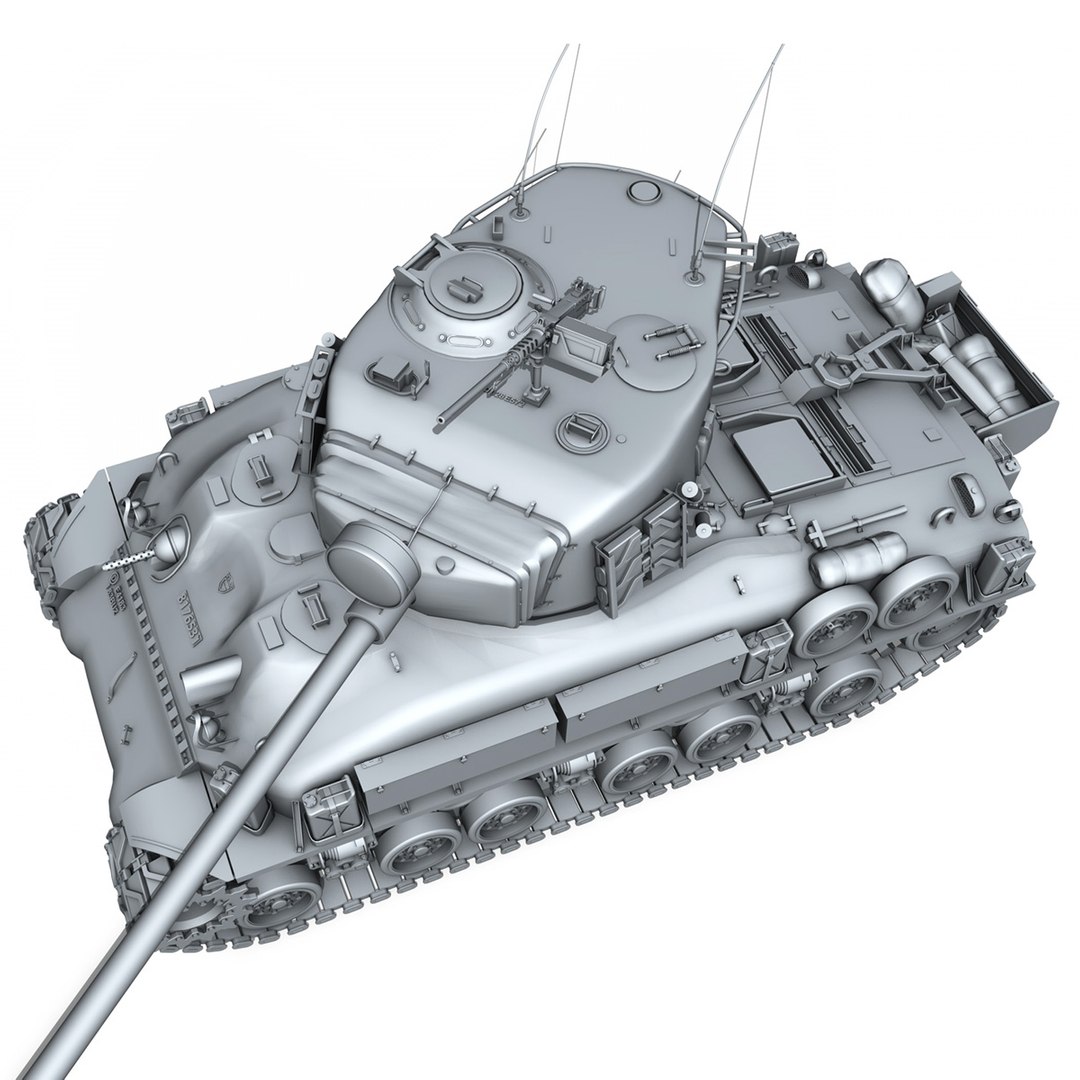 3d M-51 Super Sherman Tanks