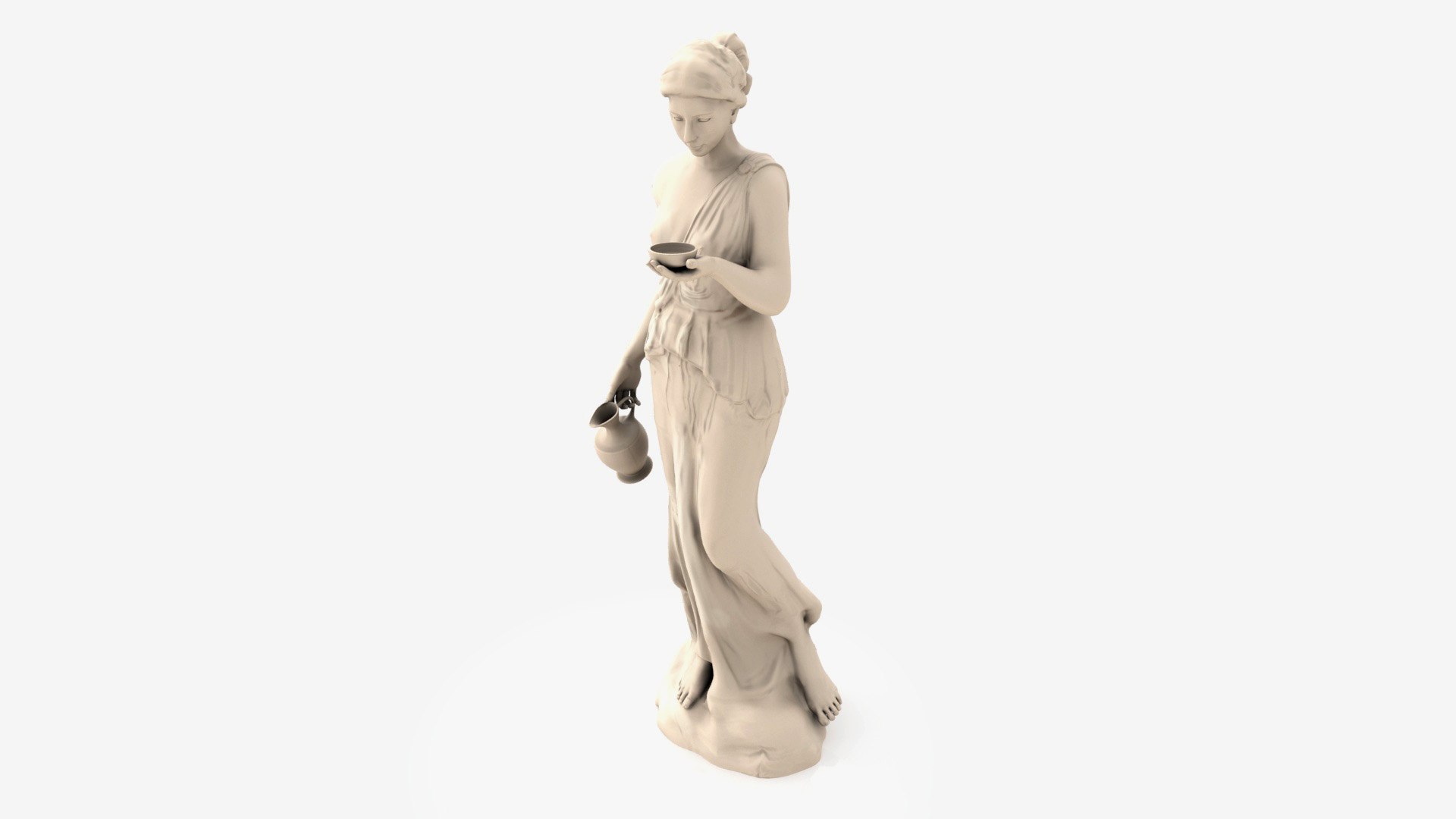 3D Statue Of Hebe Model - TurboSquid 2235808