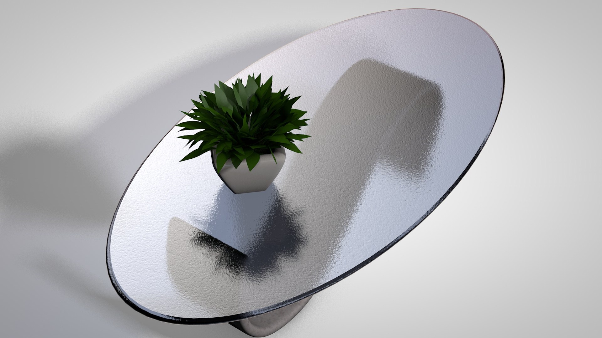 3d model coffee table plant