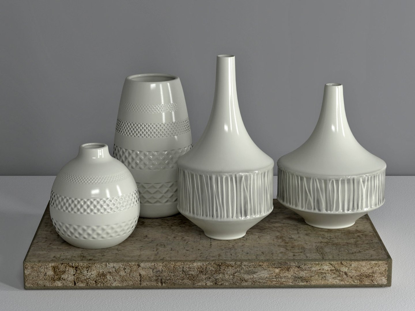 3D Model Ceramic Set 01 - TurboSquid 1175409