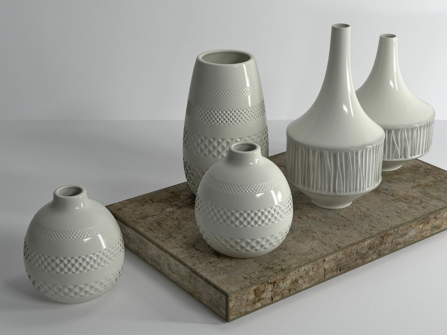3D Model Ceramic Set 01 - TurboSquid 1175409