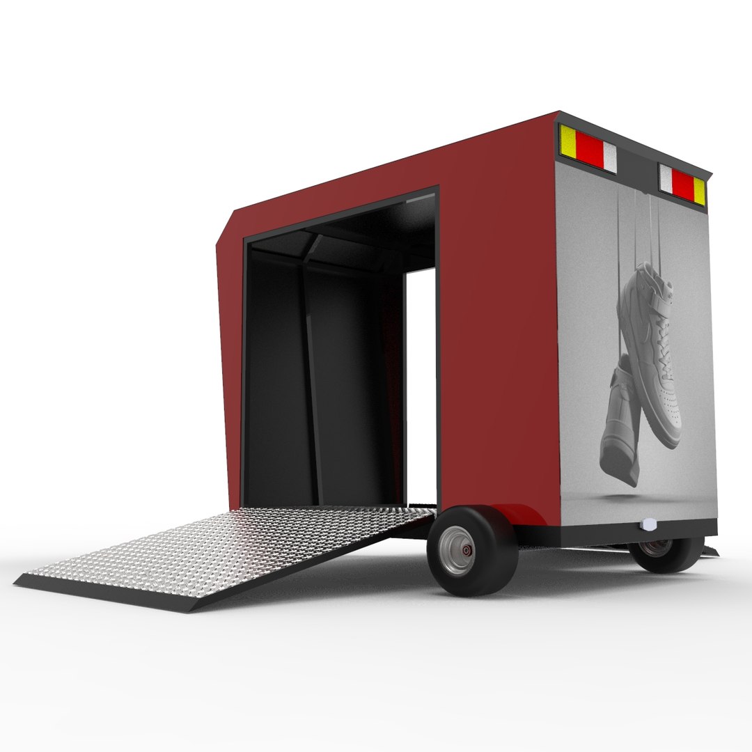 Lower Container Towing Car 3D Model - TurboSquid 2316325