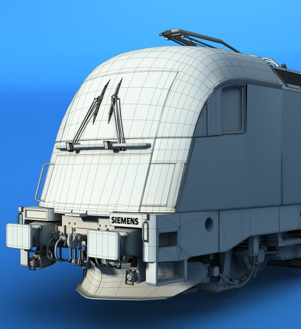 3d Model Railjet Siemens Taurus Train