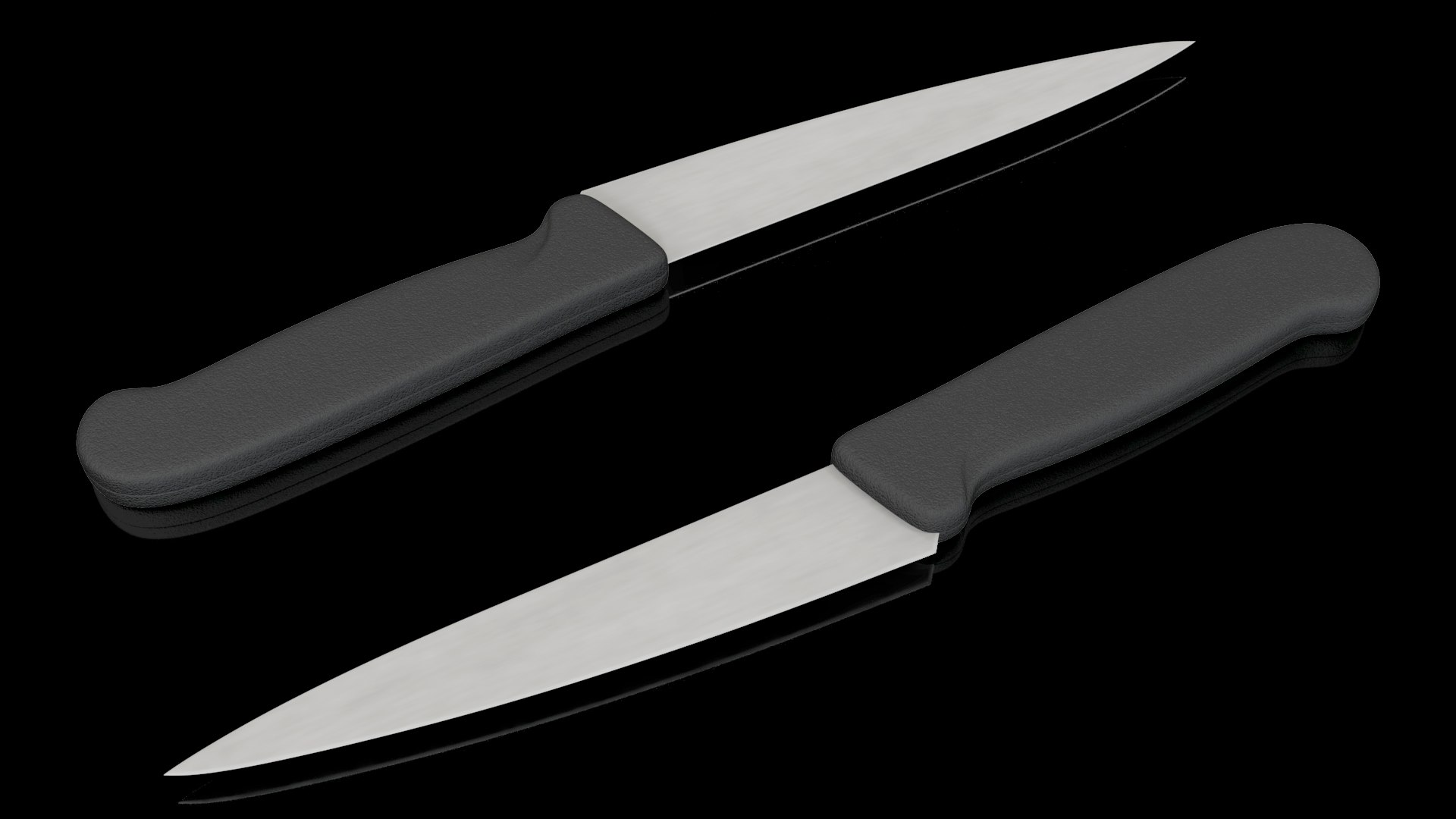 3D Utility Kitchen Knife Model - TurboSquid 2108305