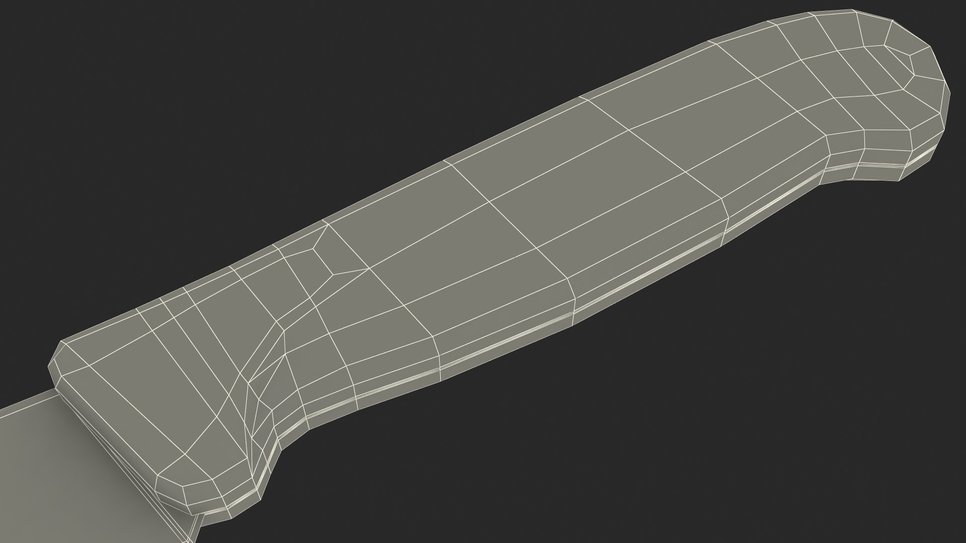 3D Utility Kitchen Knife Model - TurboSquid 2108305
