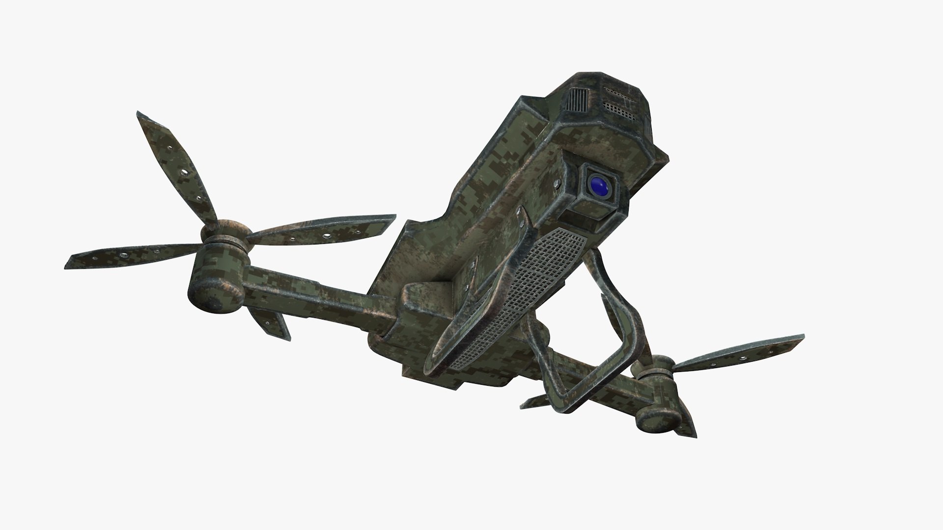 Military Drone Scout 3D - TurboSquid 1789011