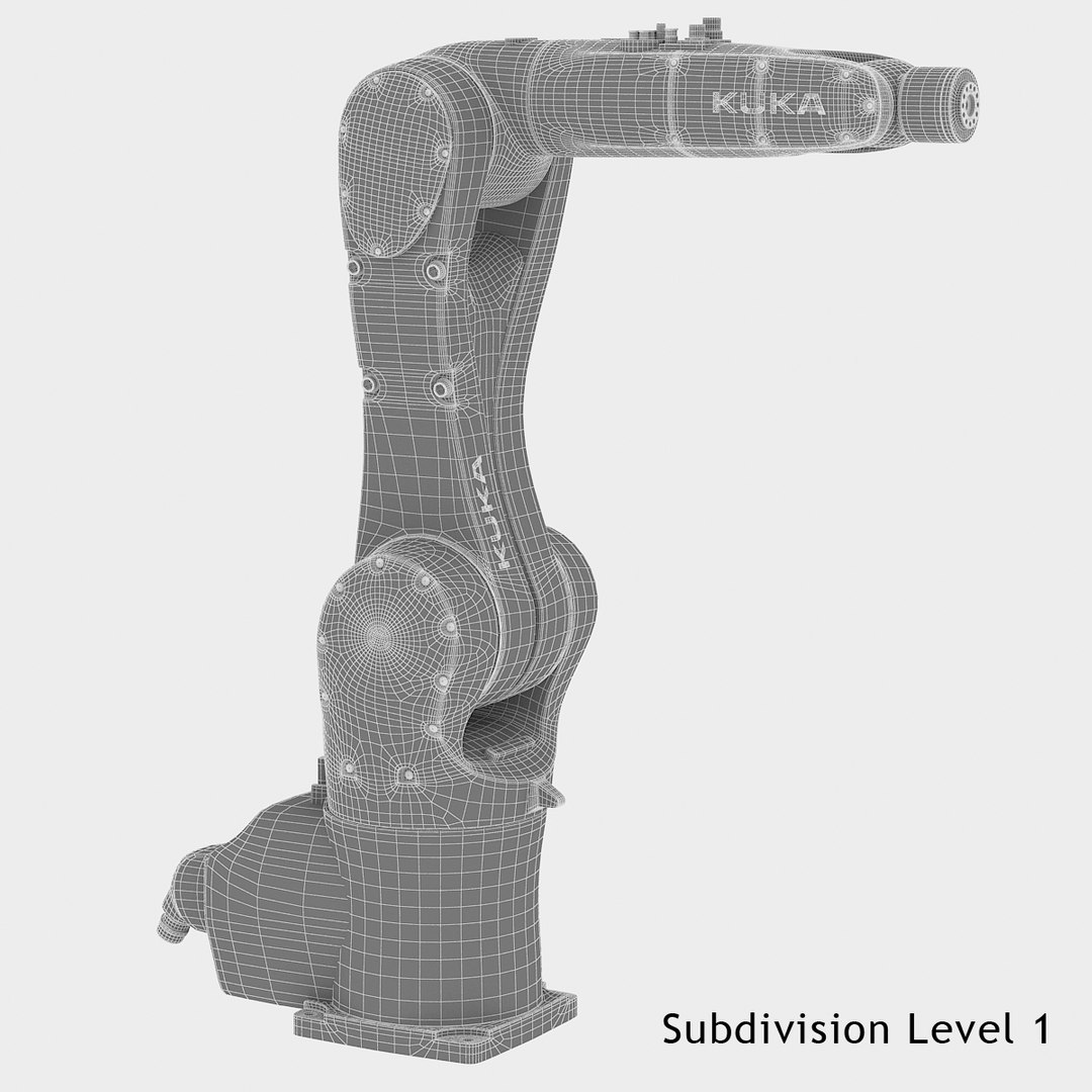 3d Model Kuka Industrial Robot