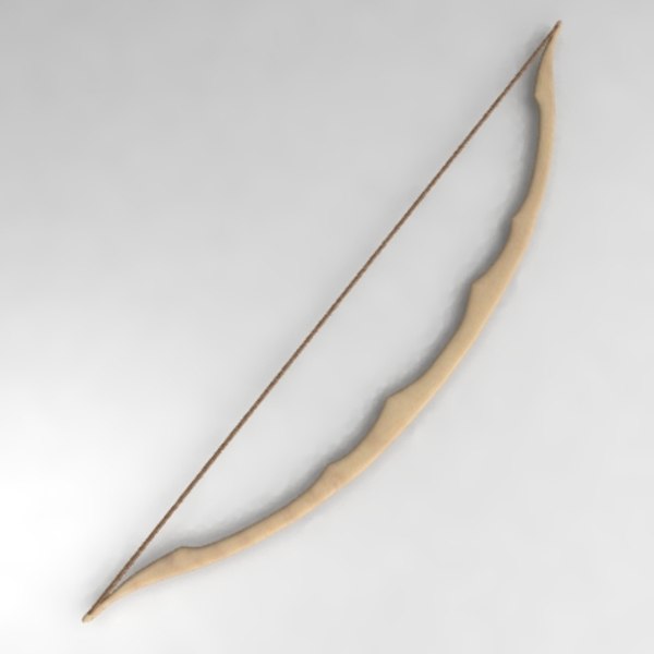 3d bow arrow crossbow model