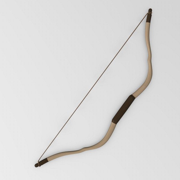 3d bow arrow crossbow model