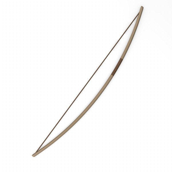 3d bow arrow crossbow model