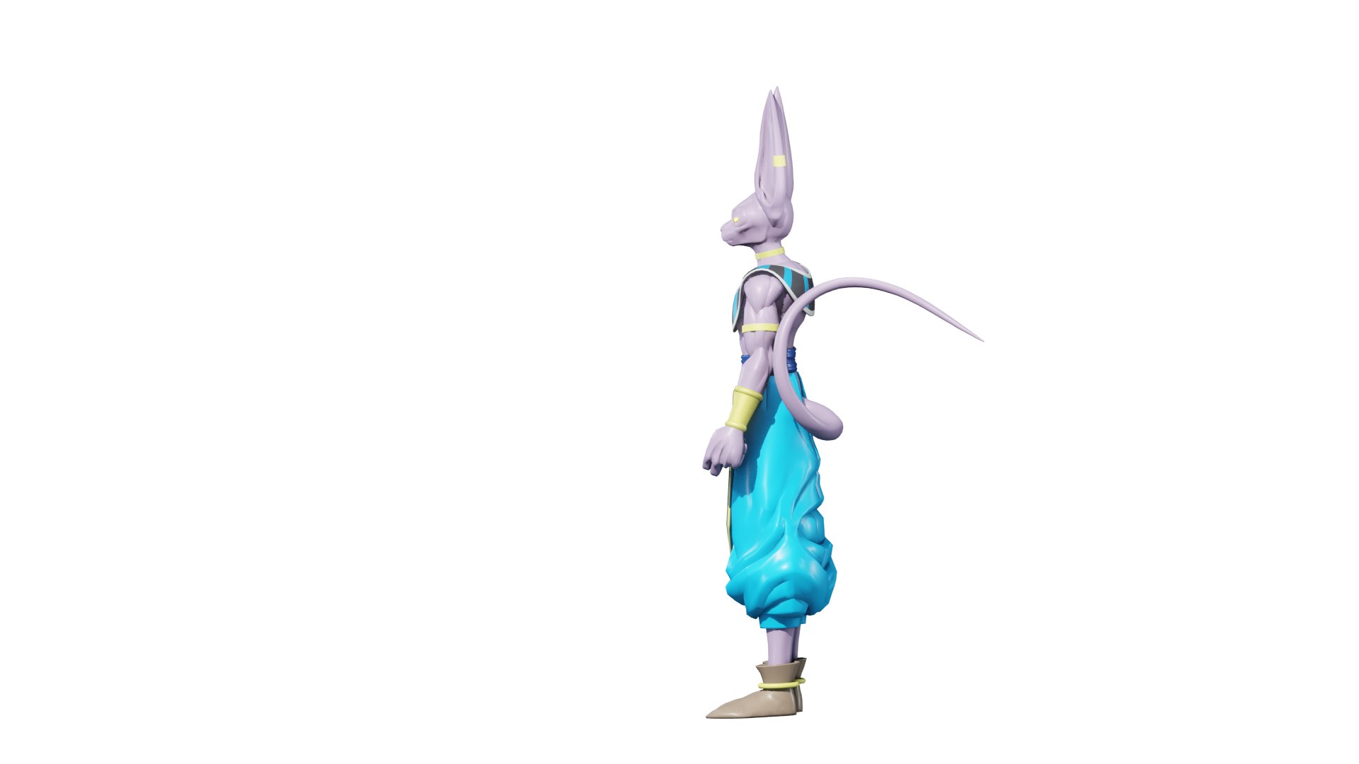 3D Beerus - Dragon ball Super Rigged 3D model - TurboSquid 2022236