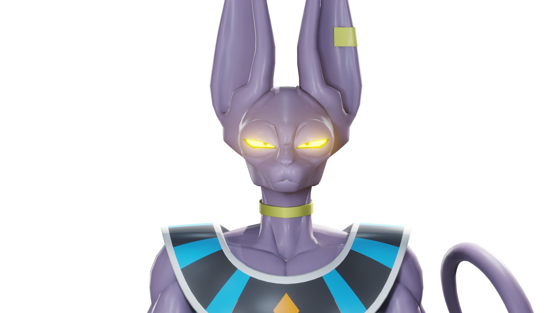 3D Beerus - Dragon ball Super Rigged 3D model - TurboSquid 2022236