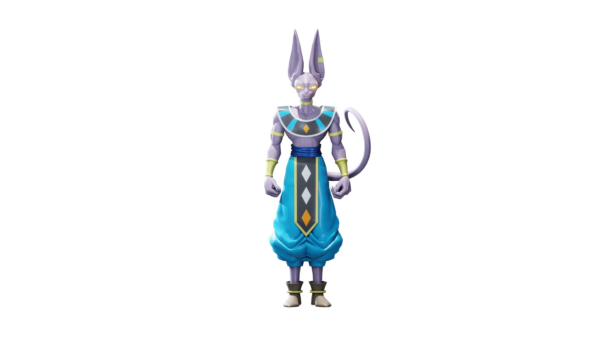 Beerus - Dragon ball Super Rigged 3D model3D模型 - TurboSquid 2022236