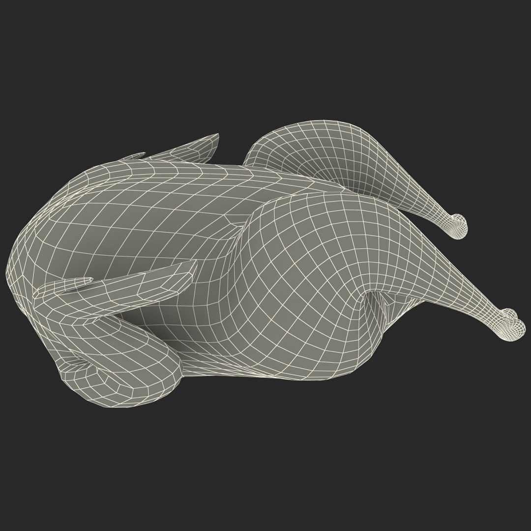 Rotisserie Chicken 3d Model
