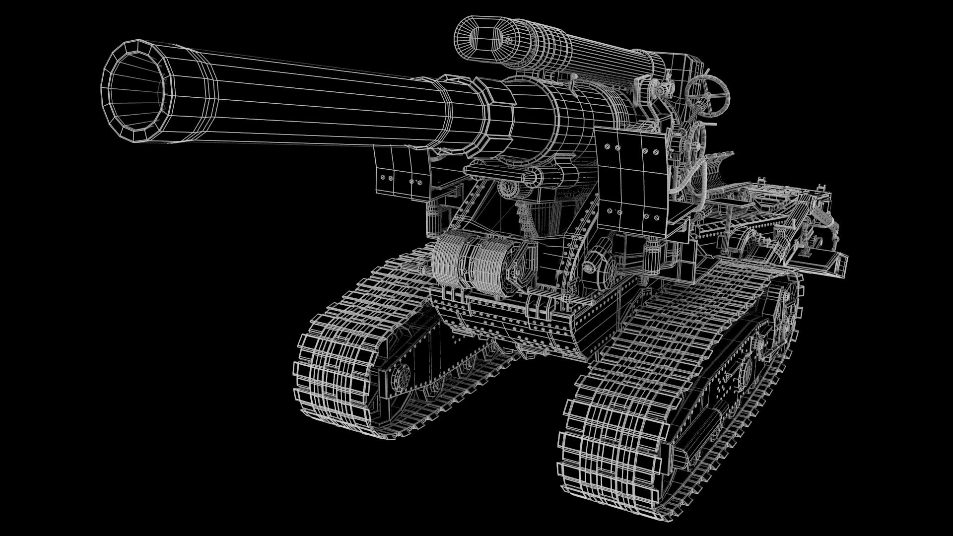 3d Model Russian Howitzer M1931