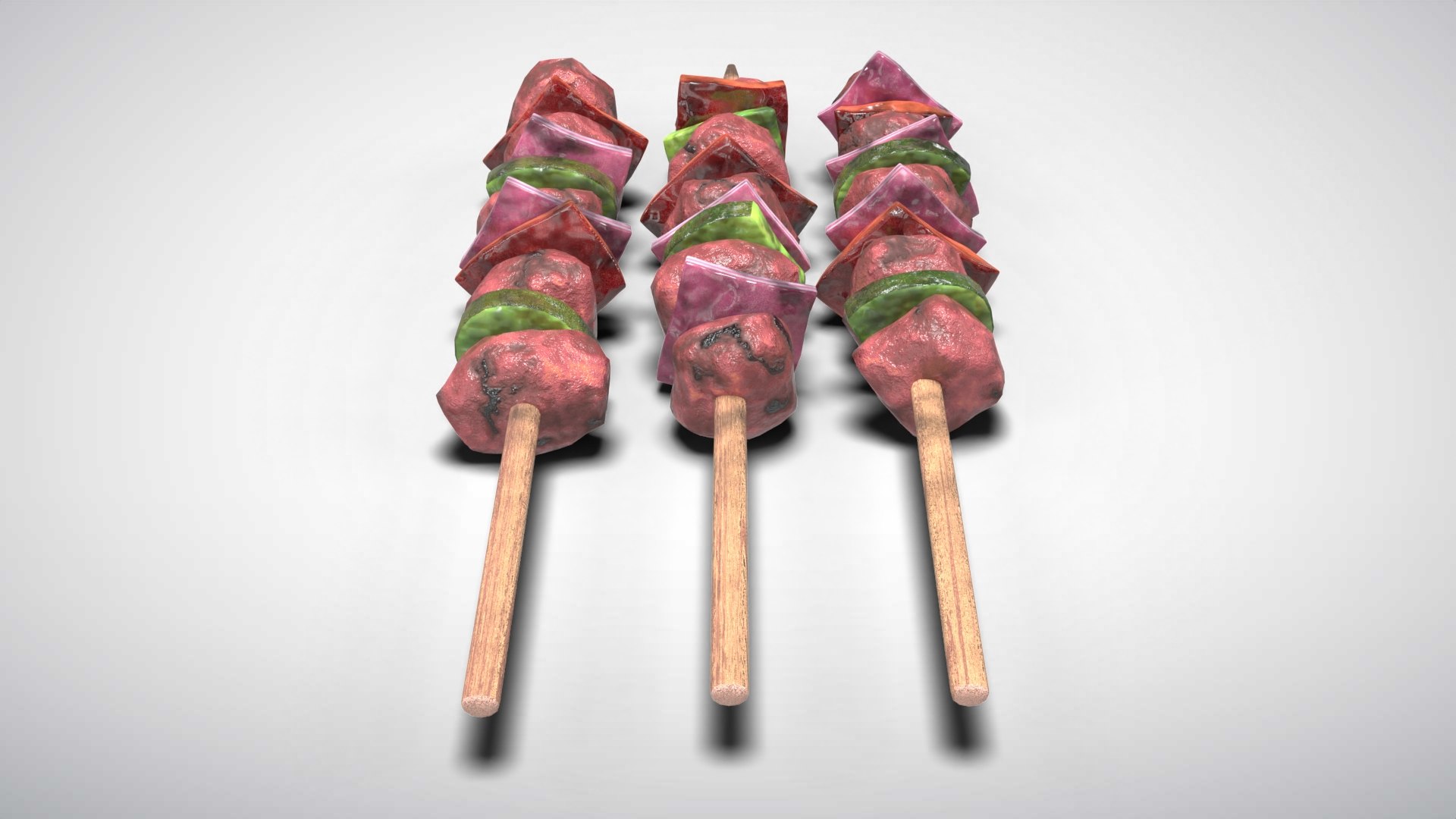 3D Kebab PBR Model - TurboSquid 2327586