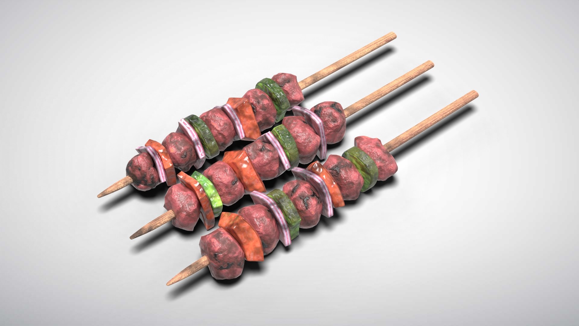 3D Kebab PBR Model - TurboSquid 2327586