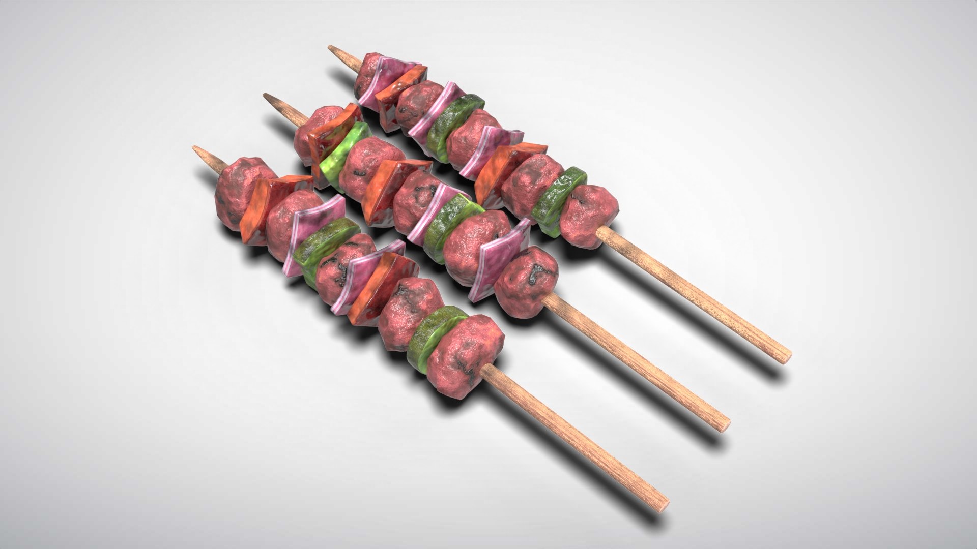3D Kebab PBR Model - TurboSquid 2327586