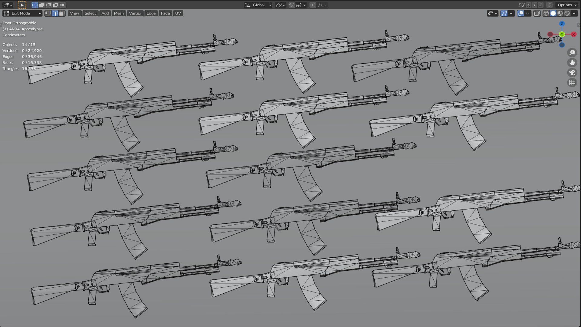 3D AM94 Rifle Game Weapon 14x Model - TurboSquid 1832492