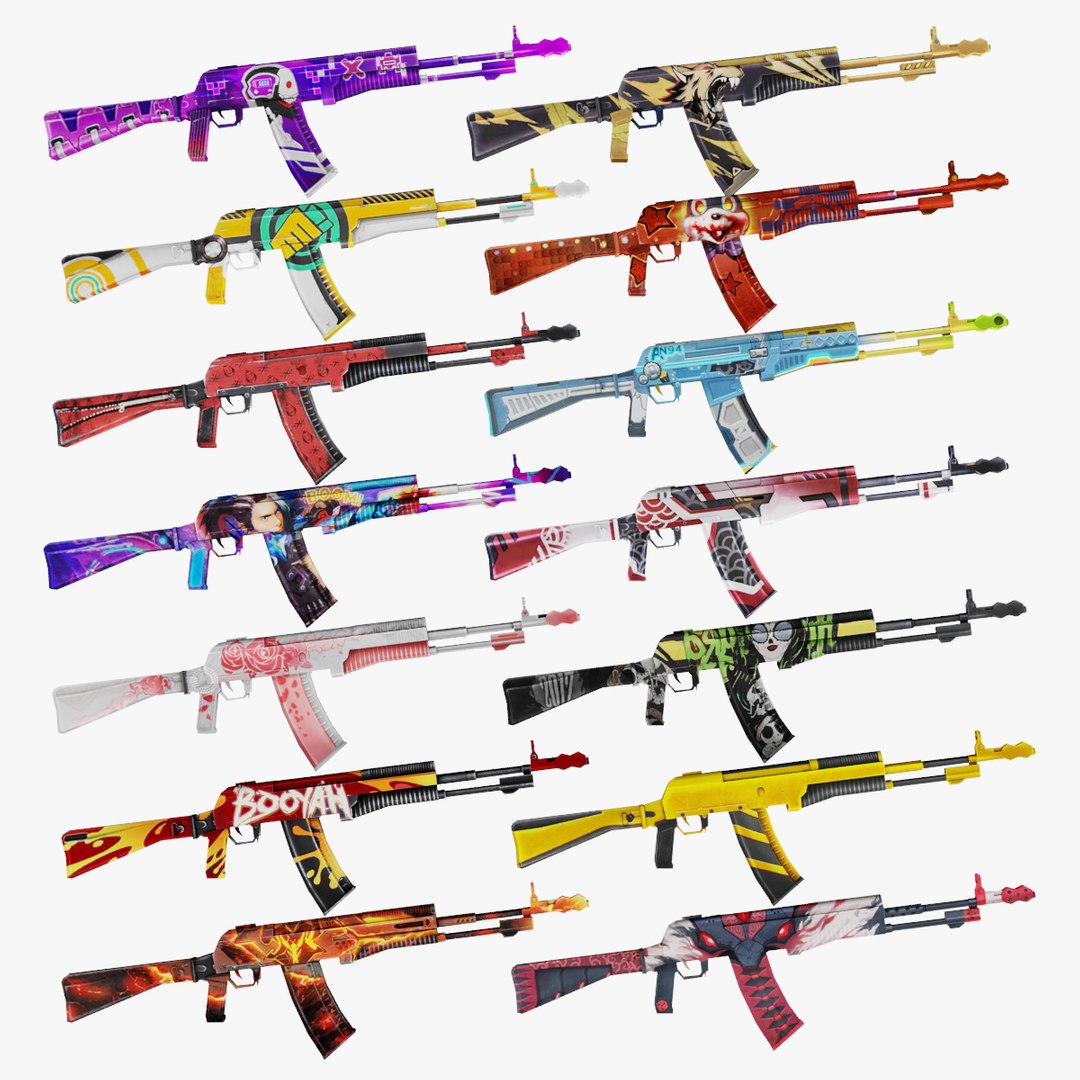 3D AM94 Rifle Game Weapon 14x Model - TurboSquid 1832492