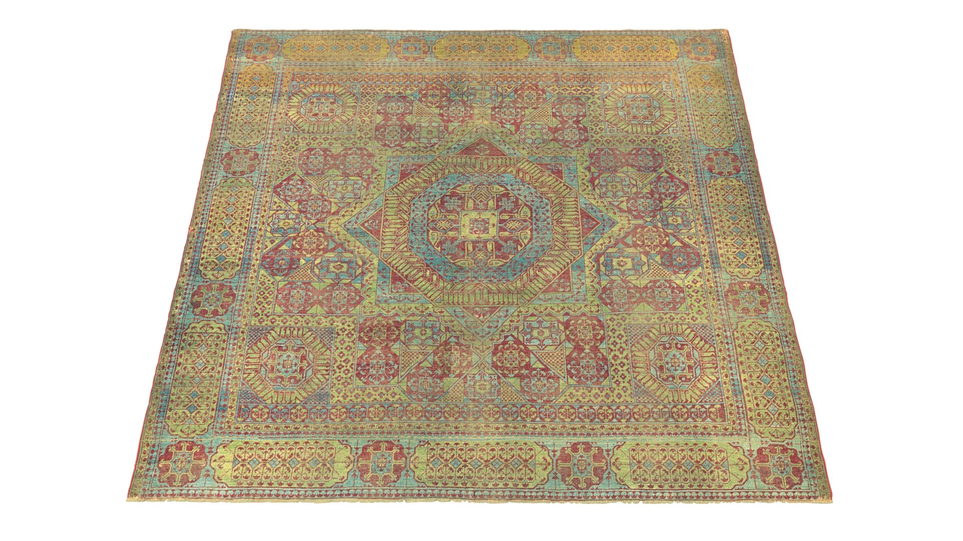 Antique Egypt Carpet 3D Model - TurboSquid 2044909