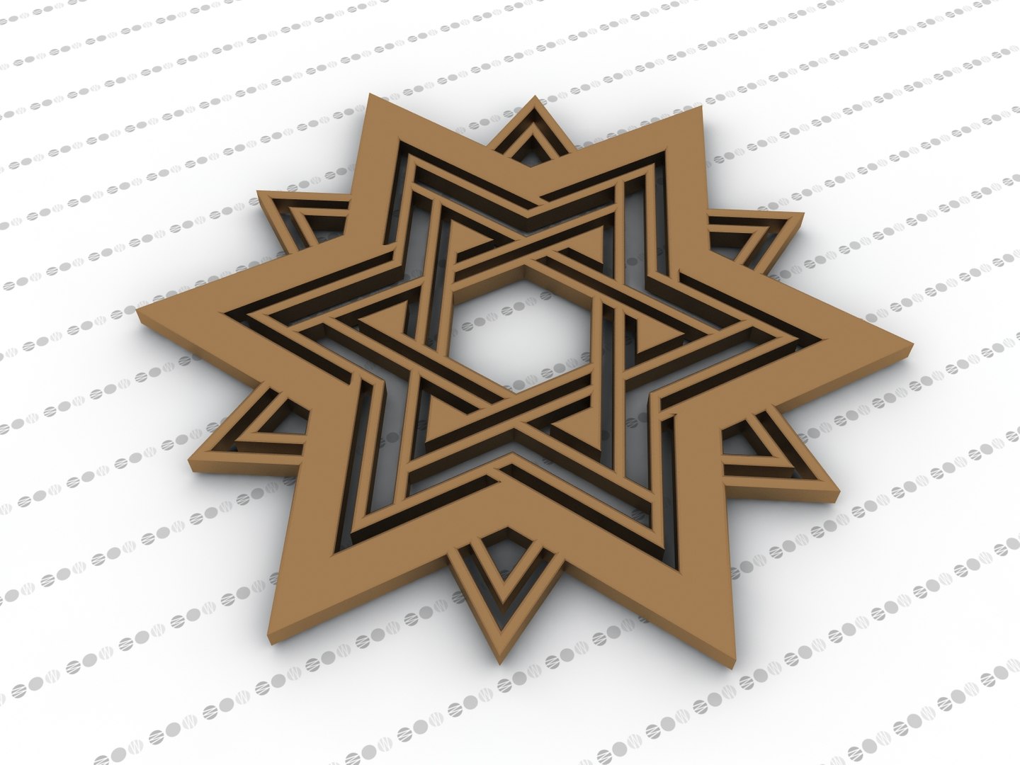 Star David 3D - TurboSquid 1429625