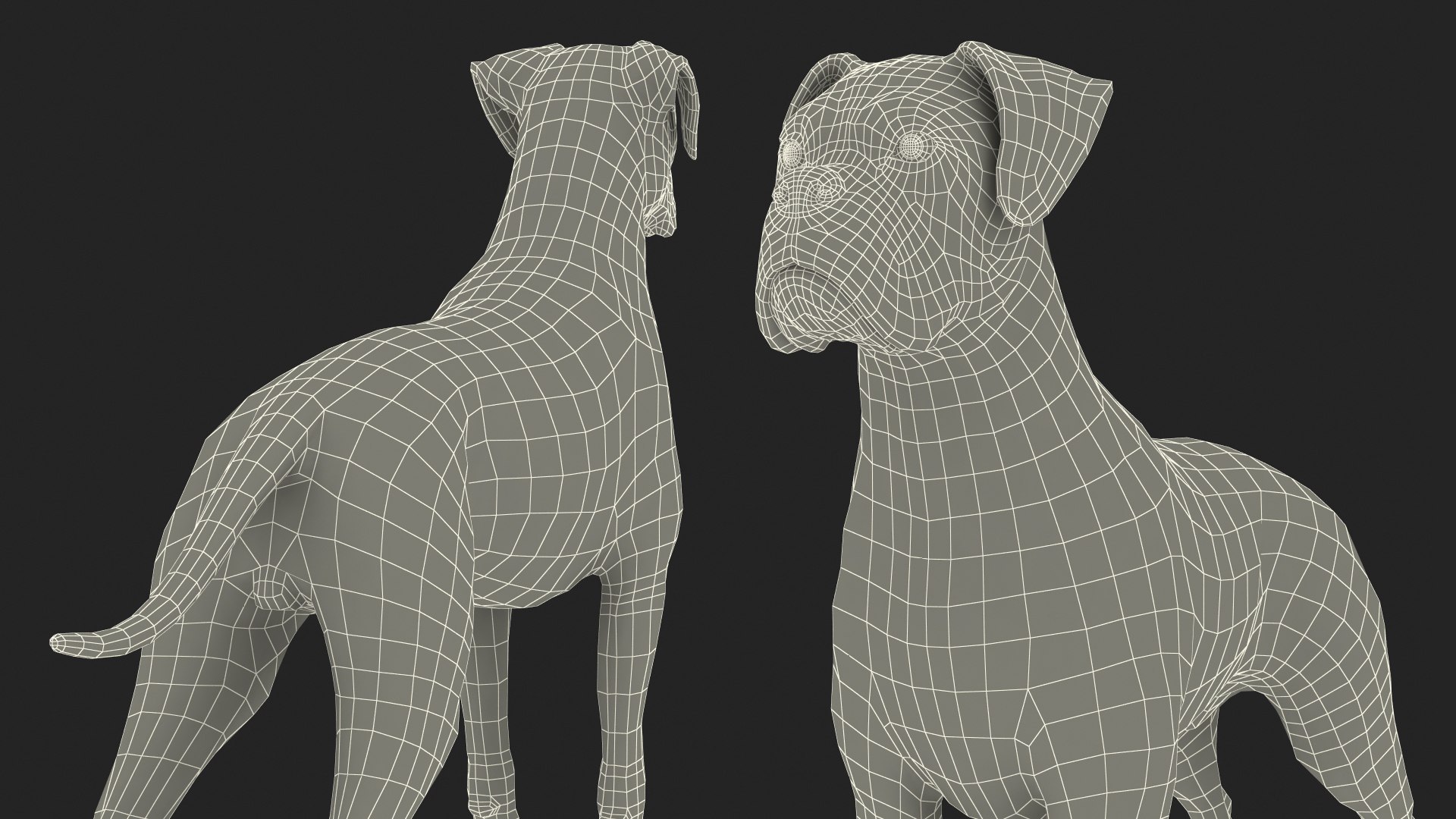 Boxer Dog For 3D Print 3D Model - TurboSquid 2282732