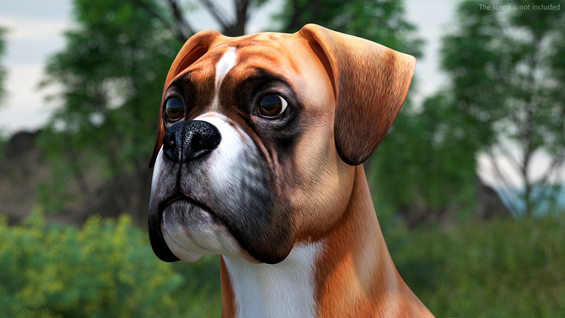 Boxer Dog For 3D Print 3D Model - TurboSquid 2282732