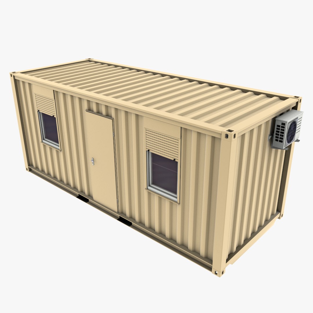 3d Obj Office Container