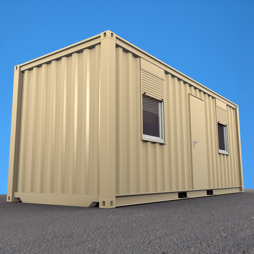 3d Obj Office Container