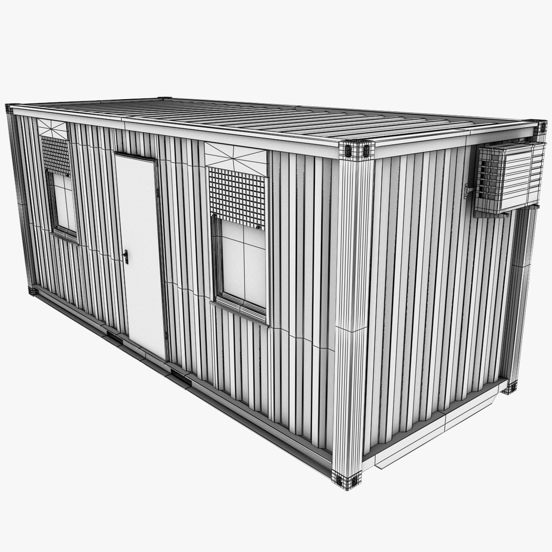 3d Obj Office Container