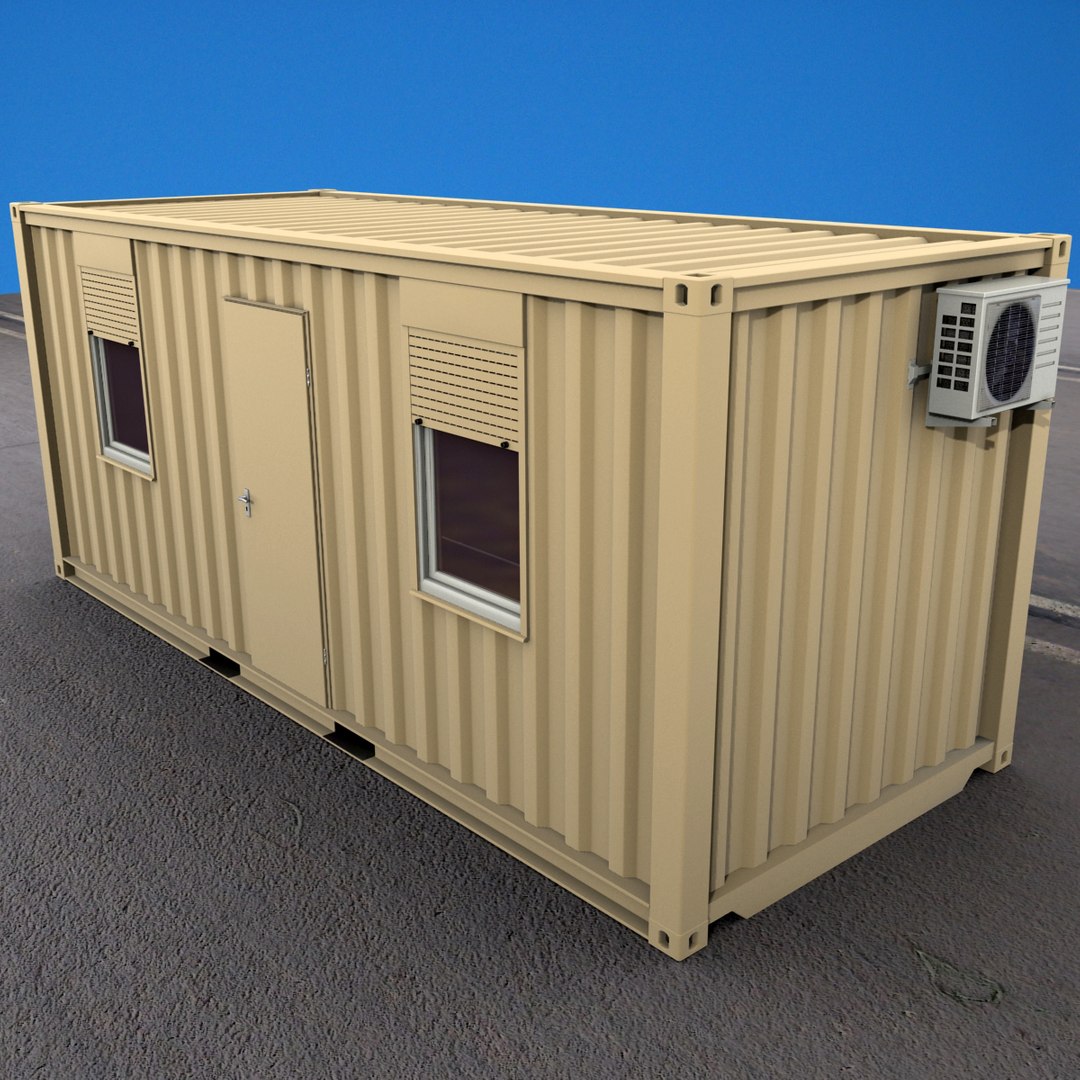 3d Obj Office Container