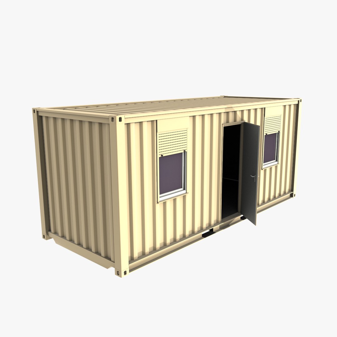 3d Obj Office Container
