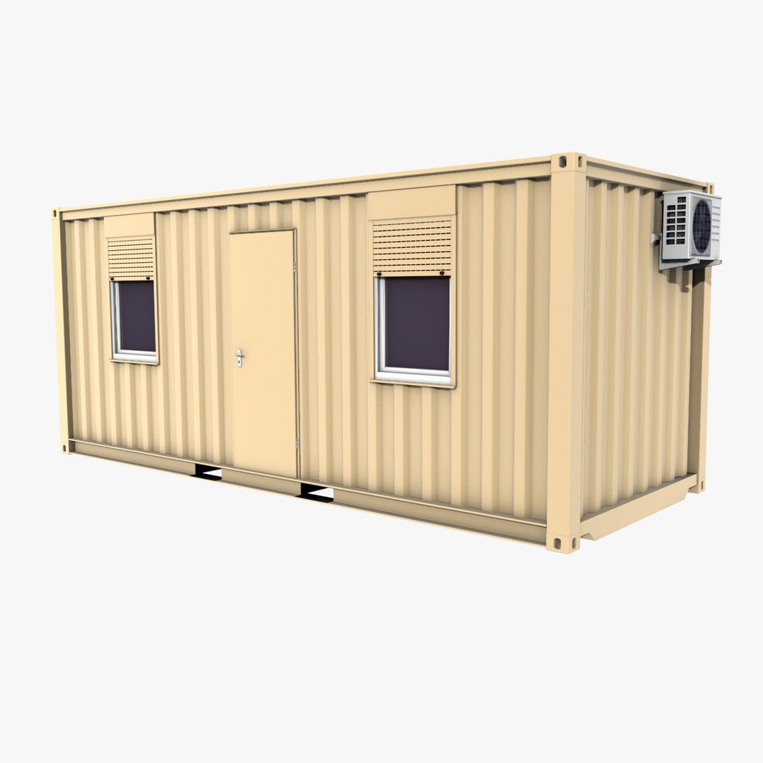 3d Obj Office Container