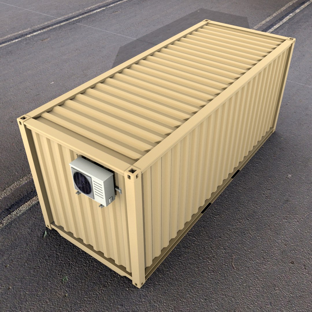 3d Obj Office Container