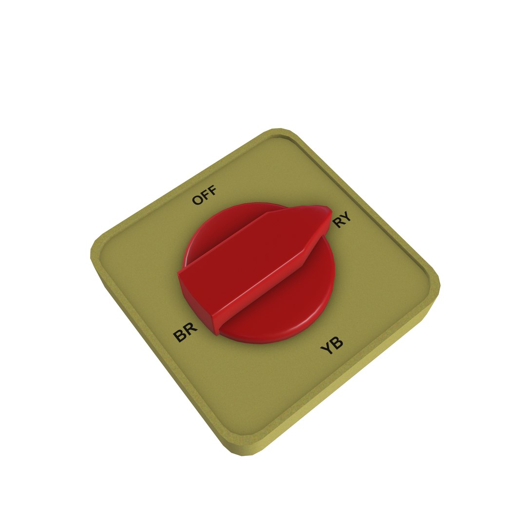 3D Knob Switch Model - TurboSquid 2140869