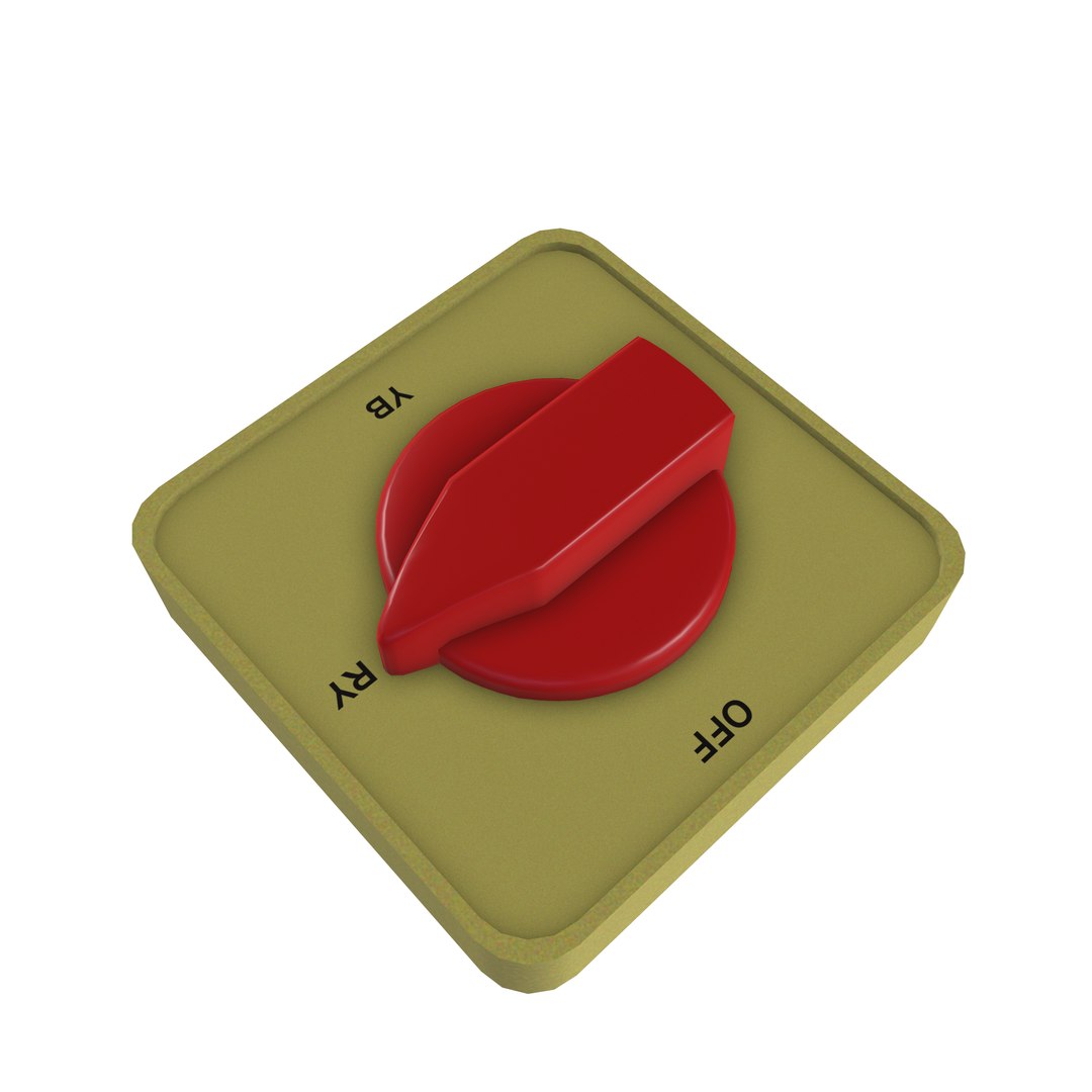 3D Knob Switch Model - TurboSquid 2140869