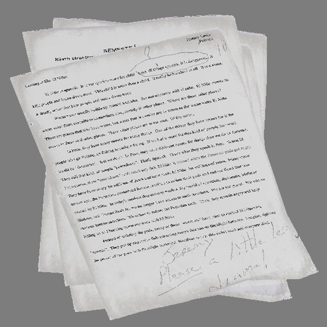 Maya Paper Pile