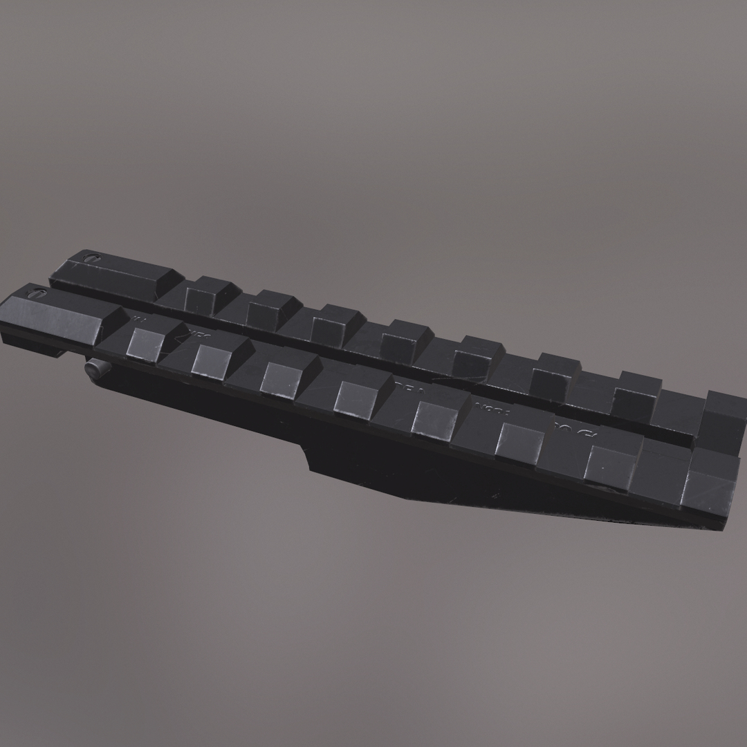 Picatinny ironsight 3D model - TurboSquid 1402019