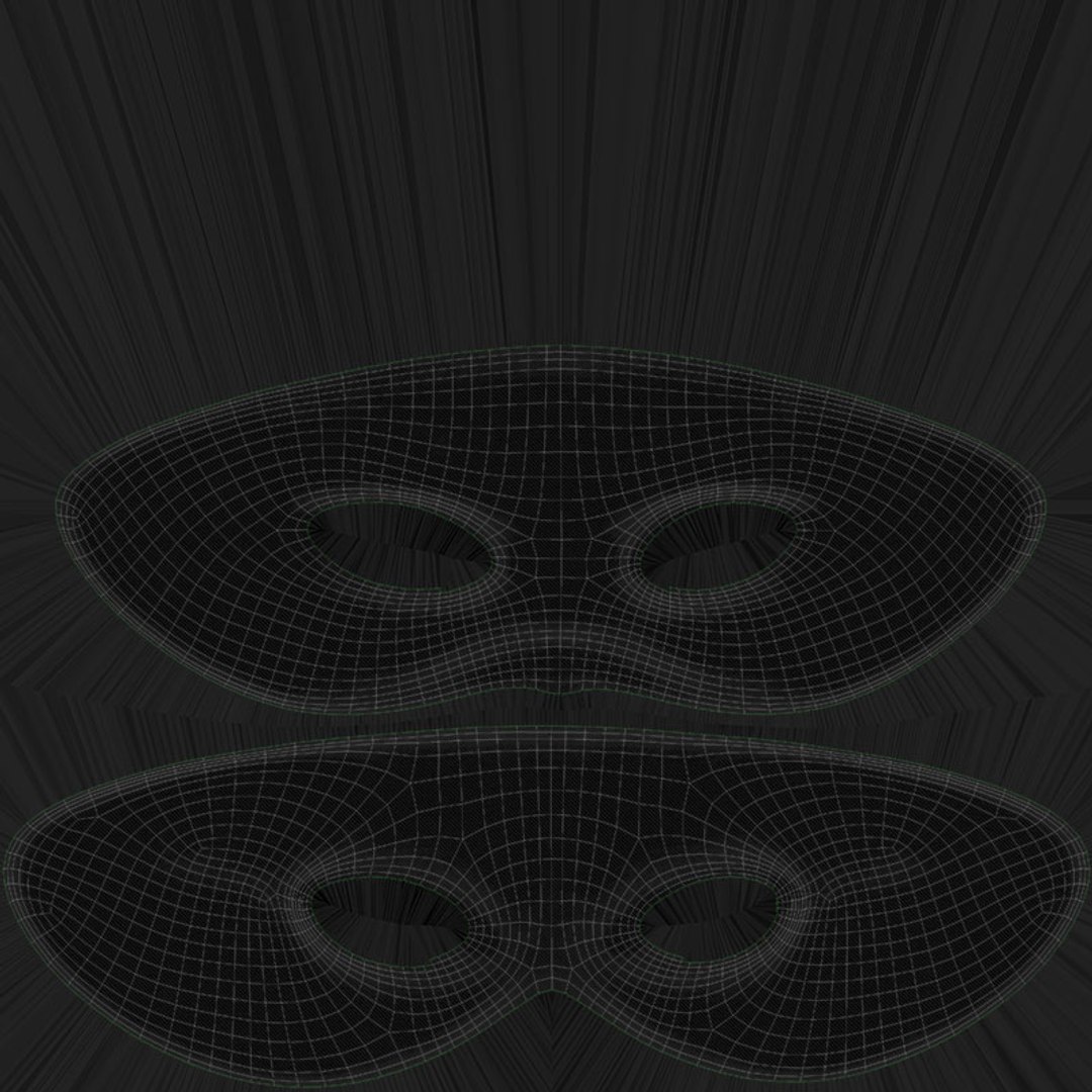 Black Eye Mask 3D Model - TurboSquid 2188963