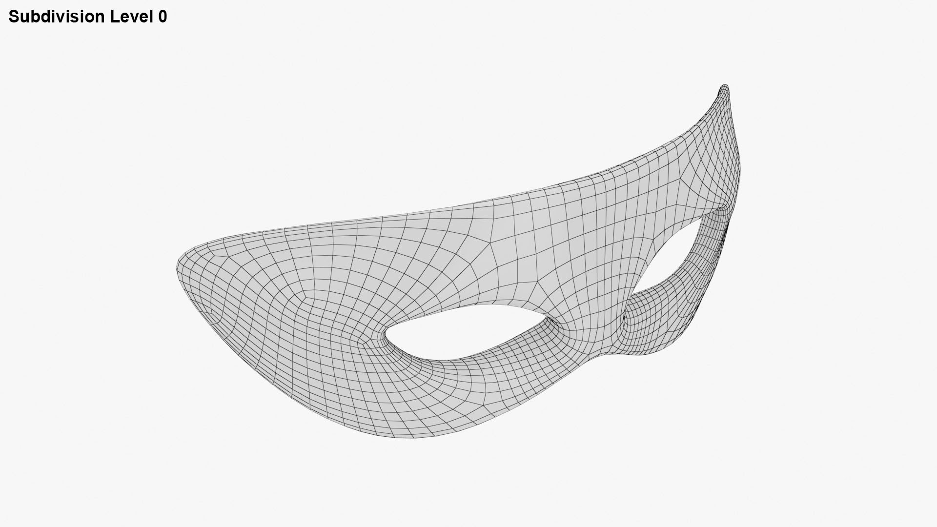 Black Eye Mask 3D Model - TurboSquid 2188963