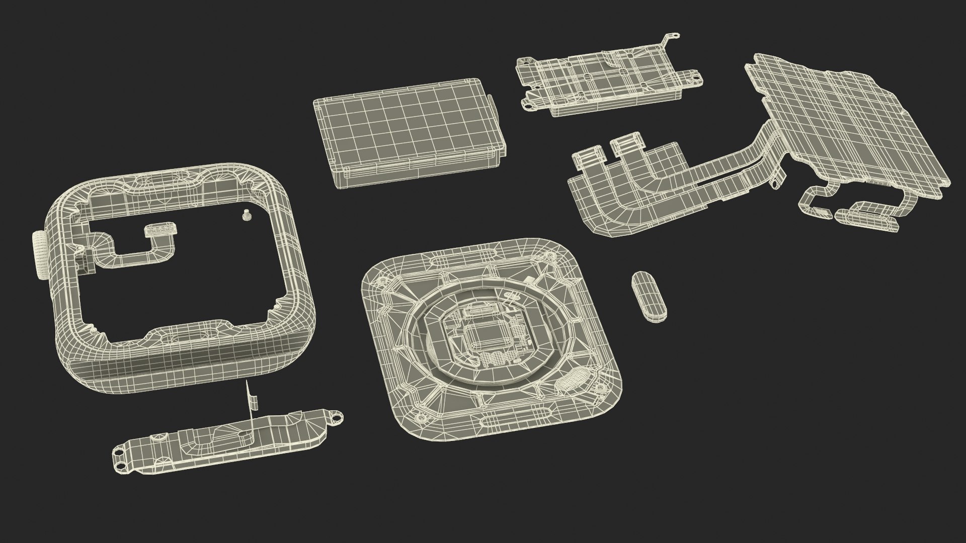 3D Model Apple Watch SE Casing Open - TurboSquid 2215134