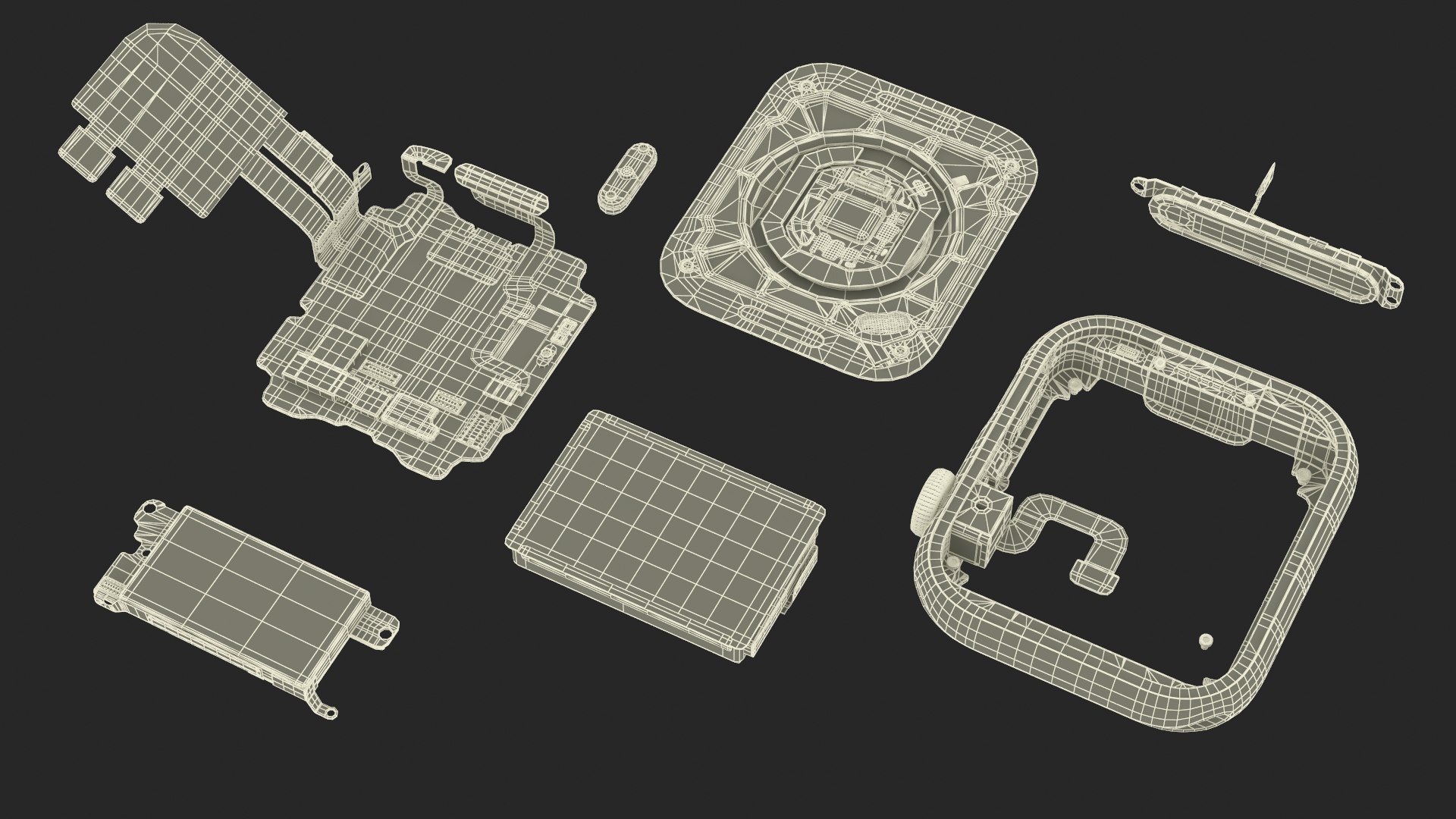 3D Model Apple Watch SE Casing Open - TurboSquid 2215134