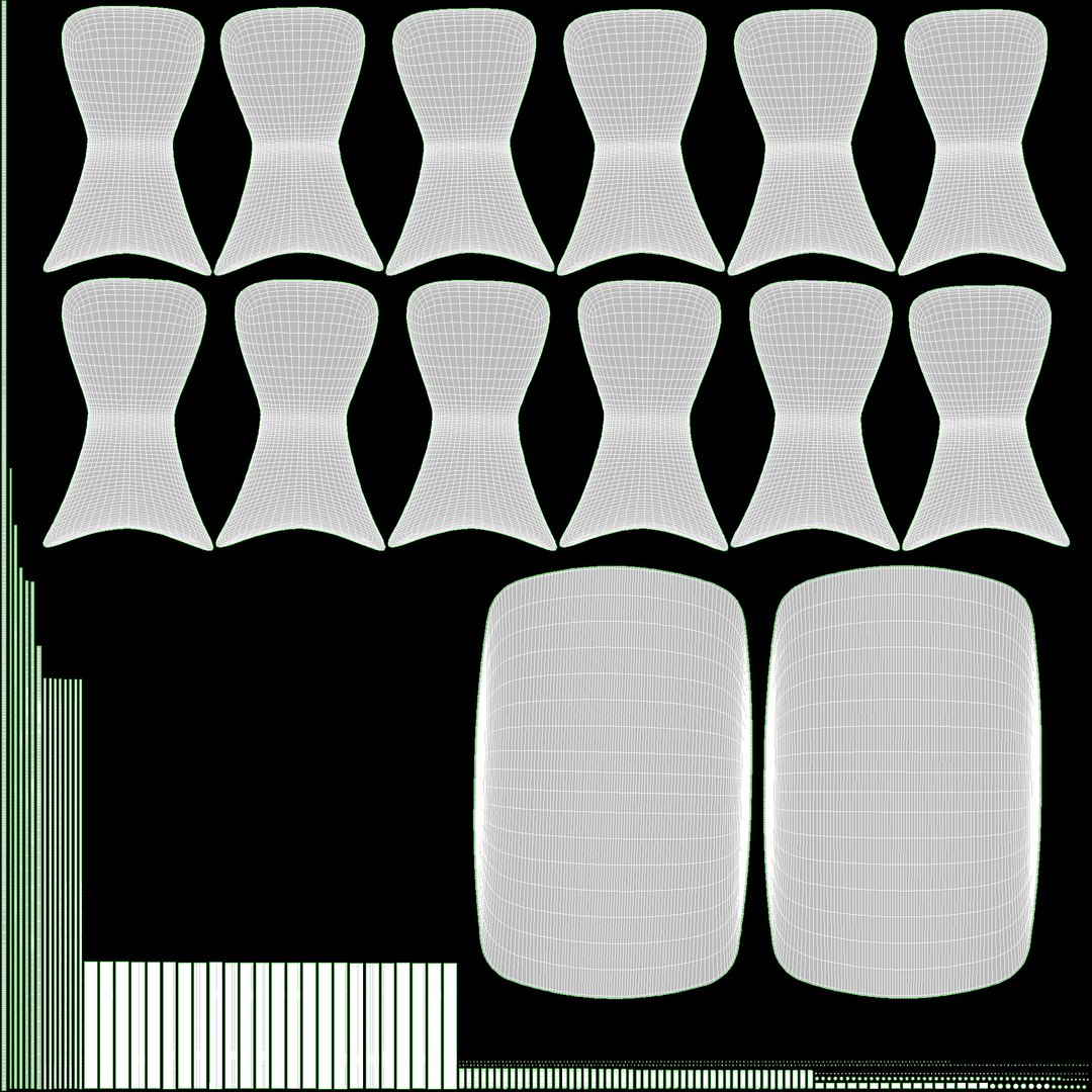 3D Dining Table 6 Seater Modern - TurboSquid 1791890